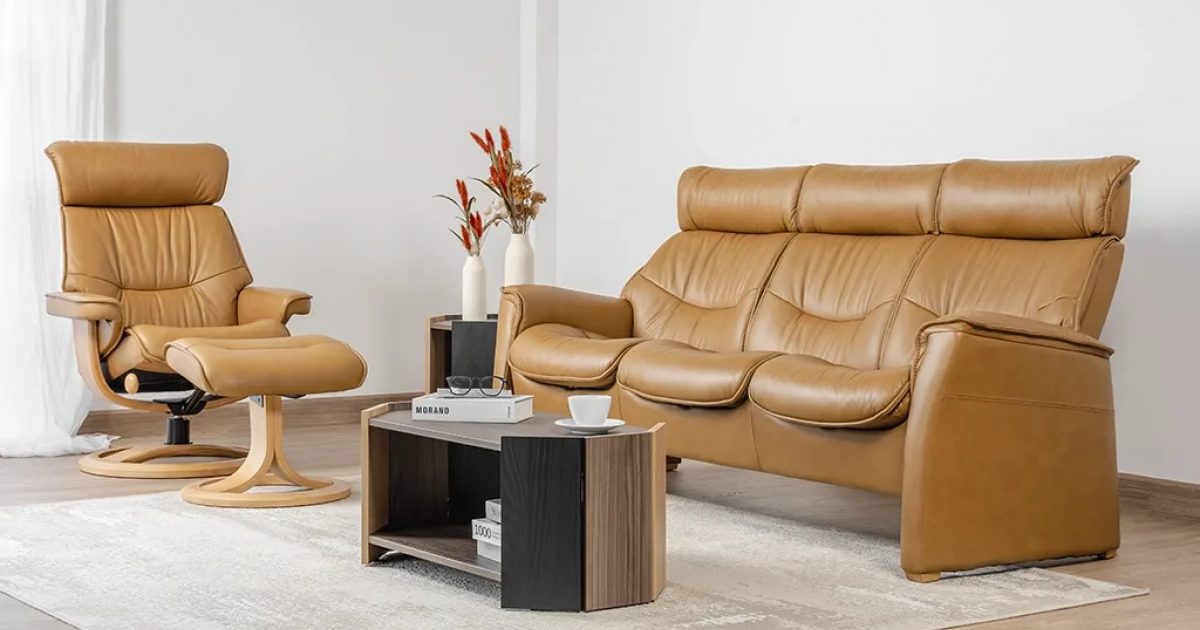 Edge Living Furniture | NORDIC 93 3 SEAT FUNCTION SOFA