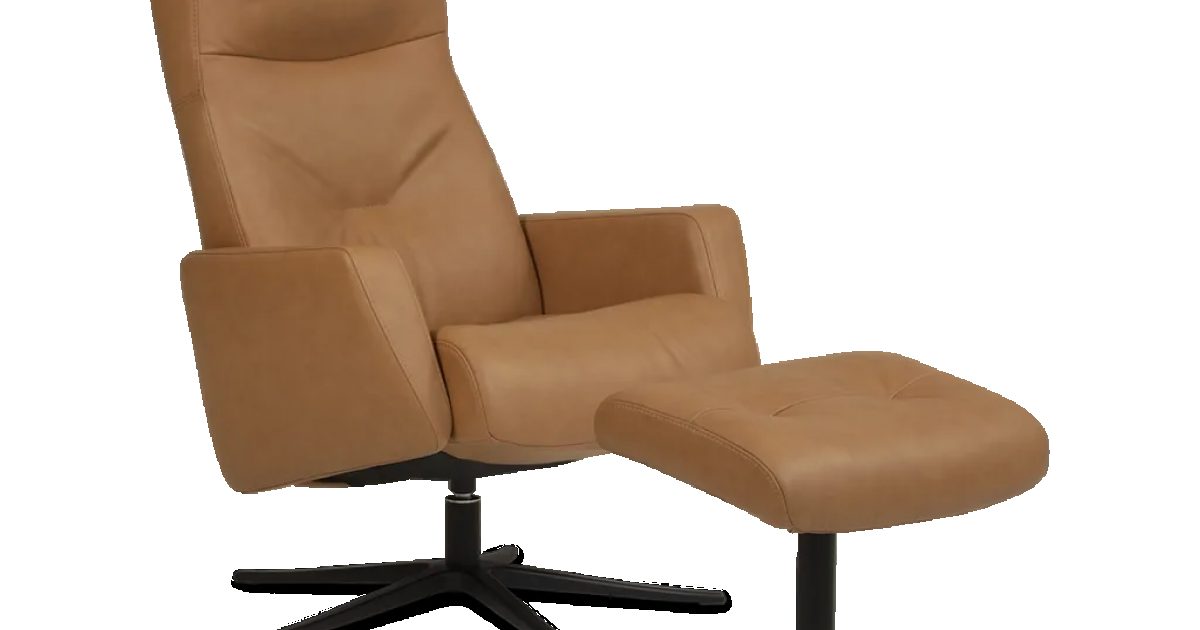 Edge Living Furniture | SPACE 2100 RECLINER & OTTOMAN