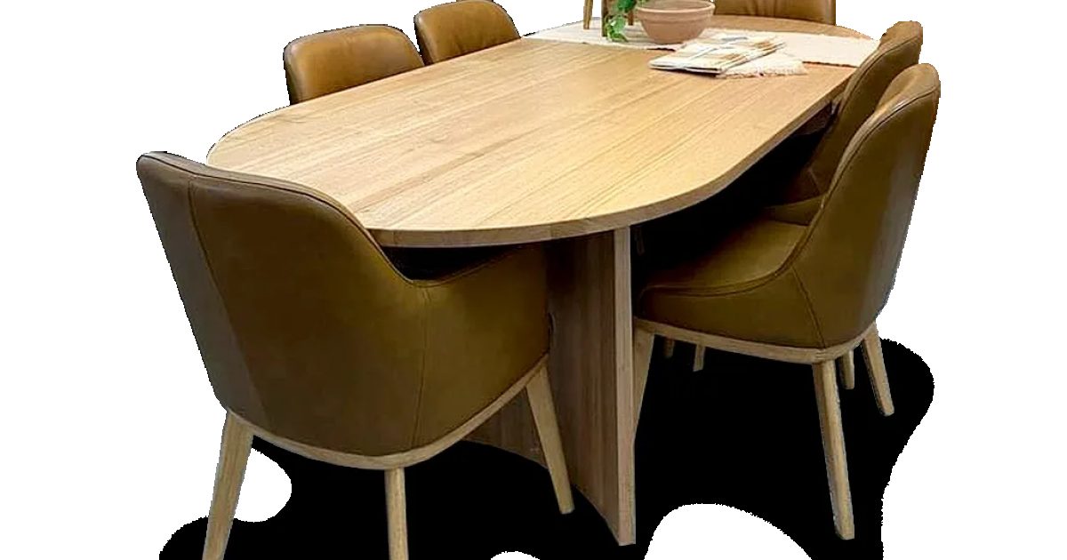 Edge Living Furniture | CURVE OVAL DINING TABLE